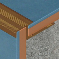 Protectie de treapta PROLUX din eloxALUM20 pentru trepte ceramice - ATD127